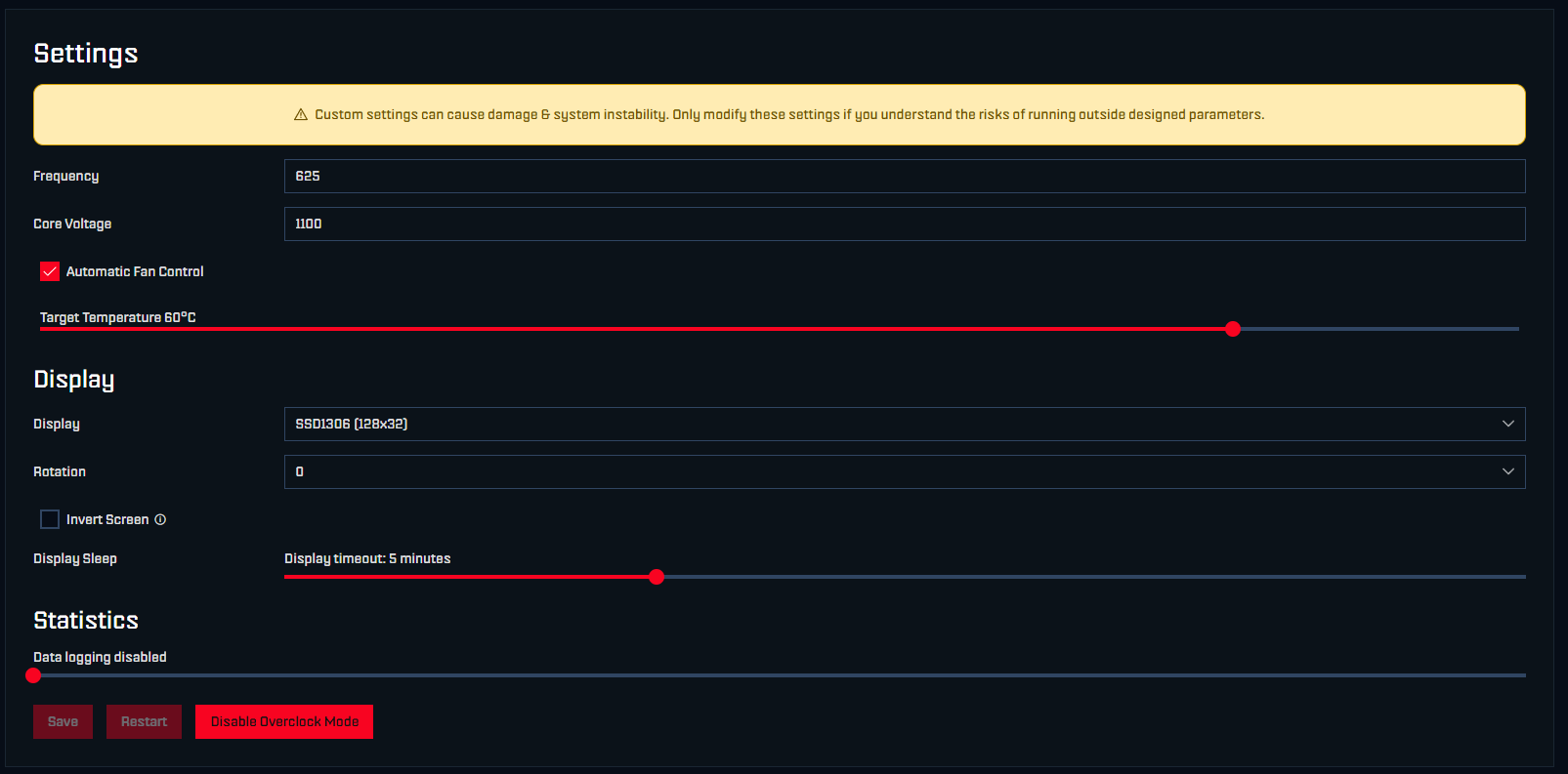 Bitaxe.jp 【完全解説】BitaxeのAxeOSでオーバークロックを有効にする方法と注意点 | ShizukaCMS